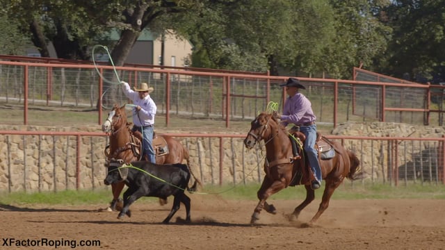 Ryan Motes Slow Motion Heel Shot | X Factor Roping